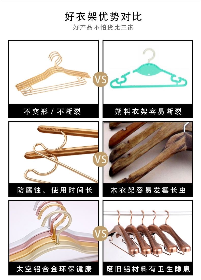 《太空铝衣架加厚衣架无痕衣架子成人衣架子挂衣架家用衣架衣服架子 铝合金特厚》无著【摘要 书评 在线阅读】-苏宁易购图书