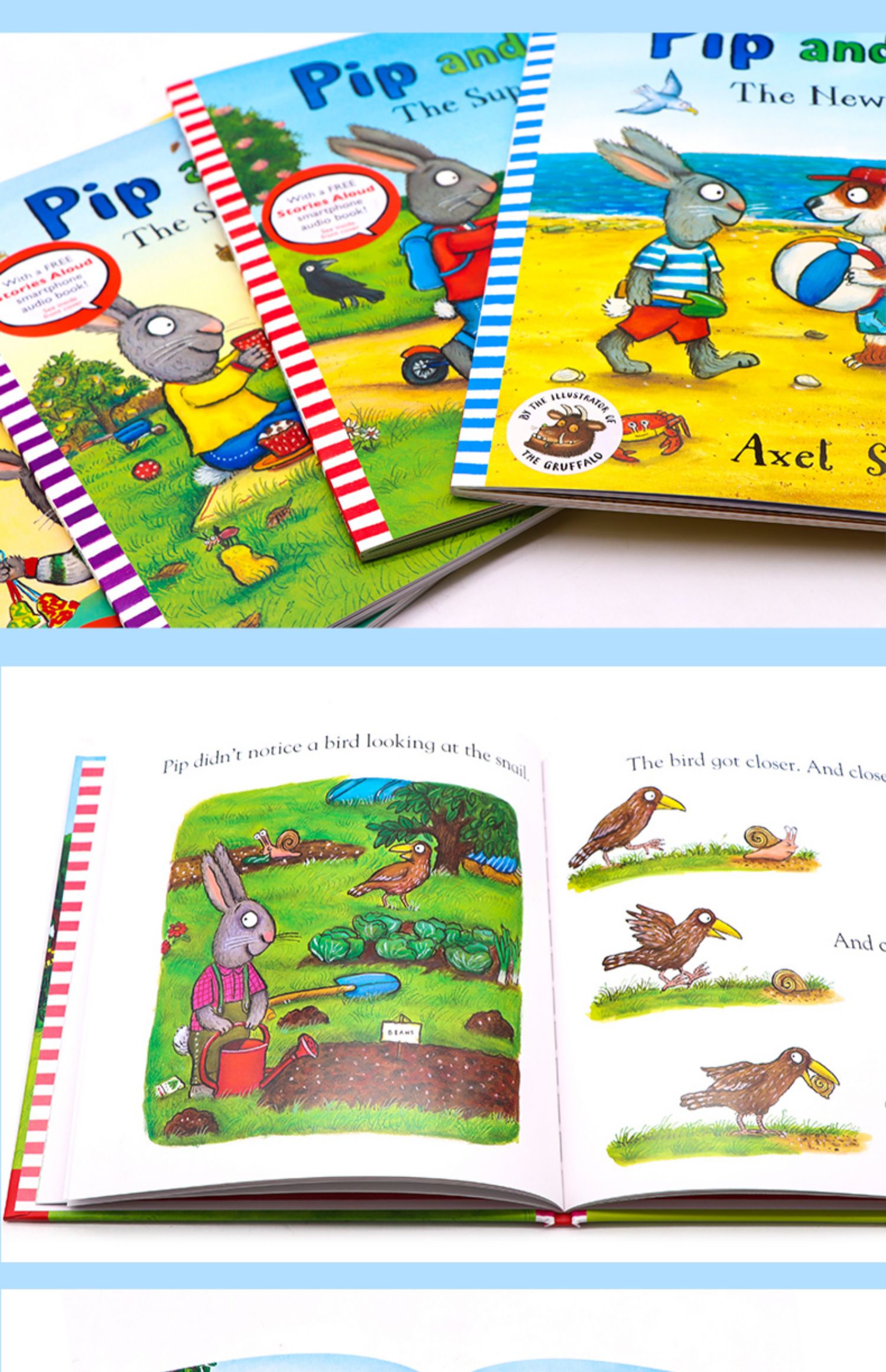 友一个】Pip and Posy 波西和皮普英文原版系列10册合售英语绘本平装名家Axel Scheffler儿童友》Axel著【摘要 书评 在线阅读】-苏宁易购图书