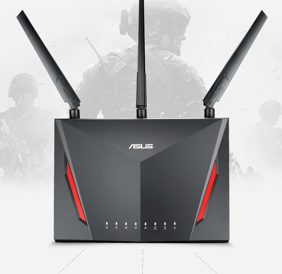 华硕(ASUS)路由器华硕(ASUS) RT-AC86U 【手游利器｜2900M双频全千兆】华硕（ASUS）RT-AC86U无线路由器低辐射/游戏路由/高速路由/支持AiMesh【价格 图片 ...