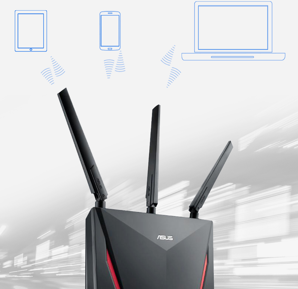 华硕(ASUS)路由器华硕(ASUS) RT-AC86U 【手游利器｜2900M双频全千兆】华硕（ASUS）RT-AC86U无线路由器低辐射/游戏路由/高速路由/支持AiMesh【价格 图片 ...