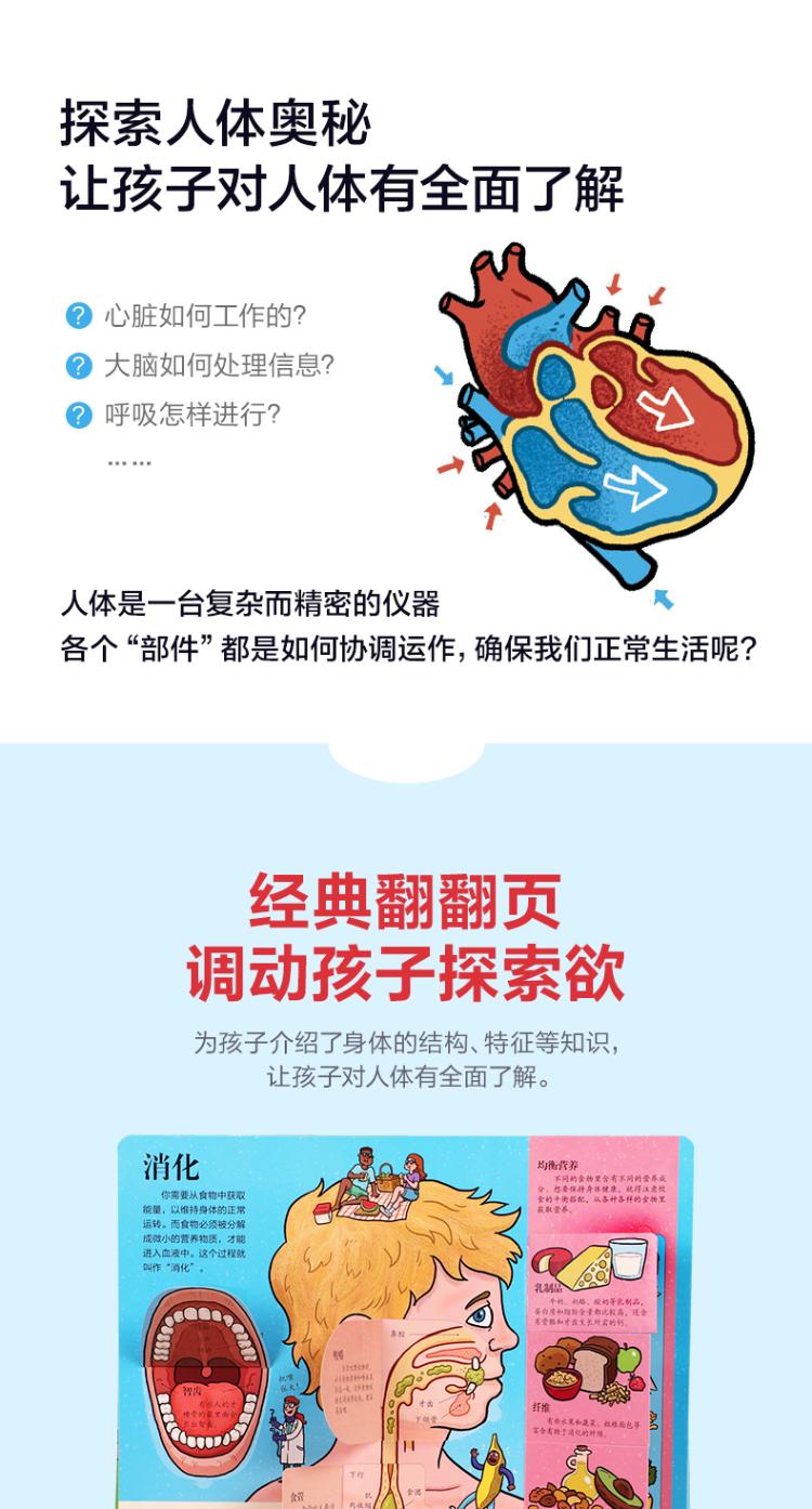 《揭秘人体/乐乐趣揭秘翻翻书系列》[英]克里斯·奥克雷德[英]阿妮塔·盖恩瑞著【摘要 书评 在线阅读】-苏宁易购图书