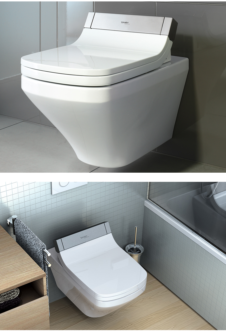 【德立菲(DURAVIT)坐便器253709+006059】 德立菲杜拉维特马桶家用节水入墙壁挂式坐便器253709含缓降盖006059水箱 ...